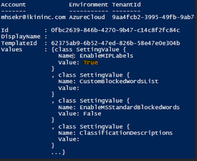 Microsoft Sensitivity Labels